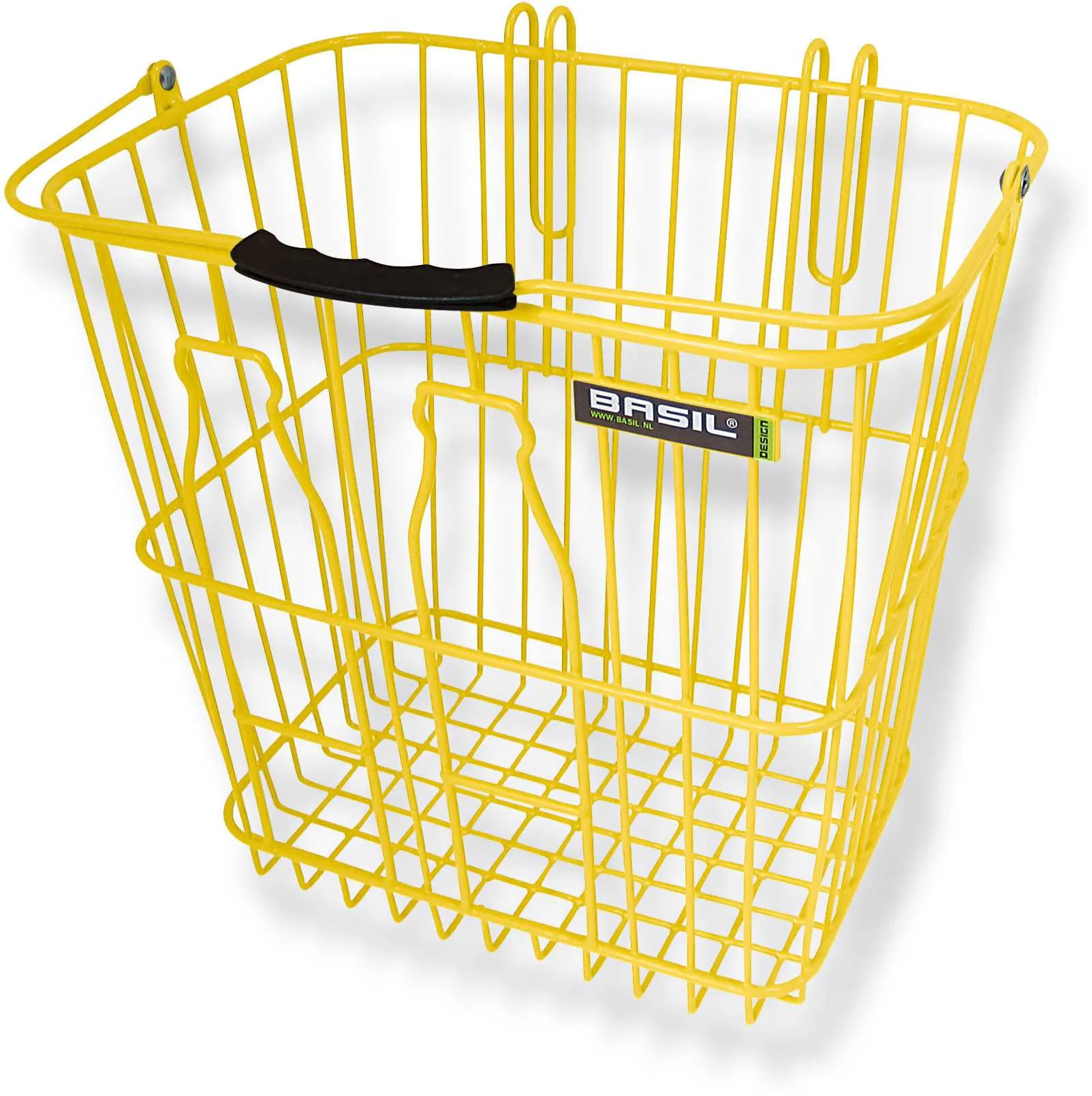 Cykelkorg Basil Memories för pakethållare Citrongul - Cykelkorgar ...