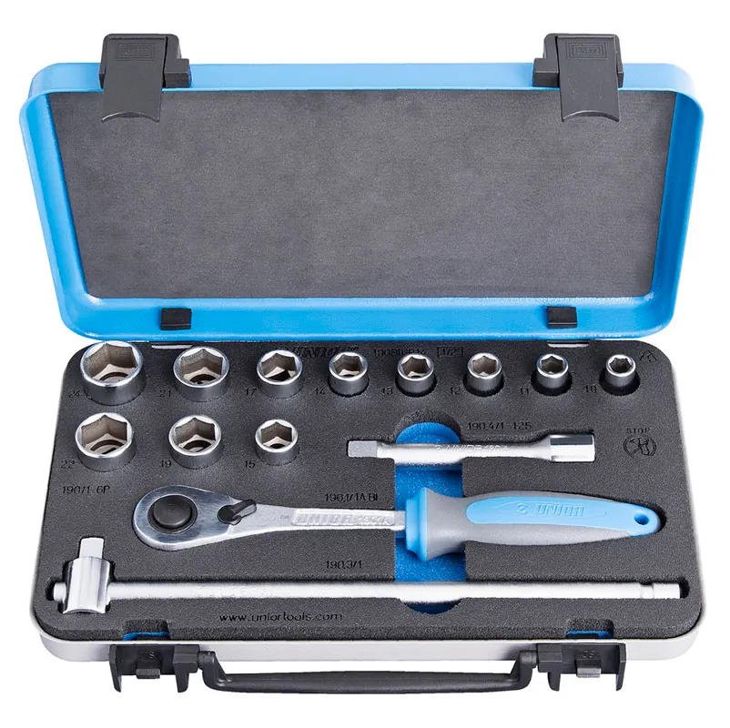 Verktygssats Unior Socket Set In Metal Box - Verktyg - Cykelservice ...
