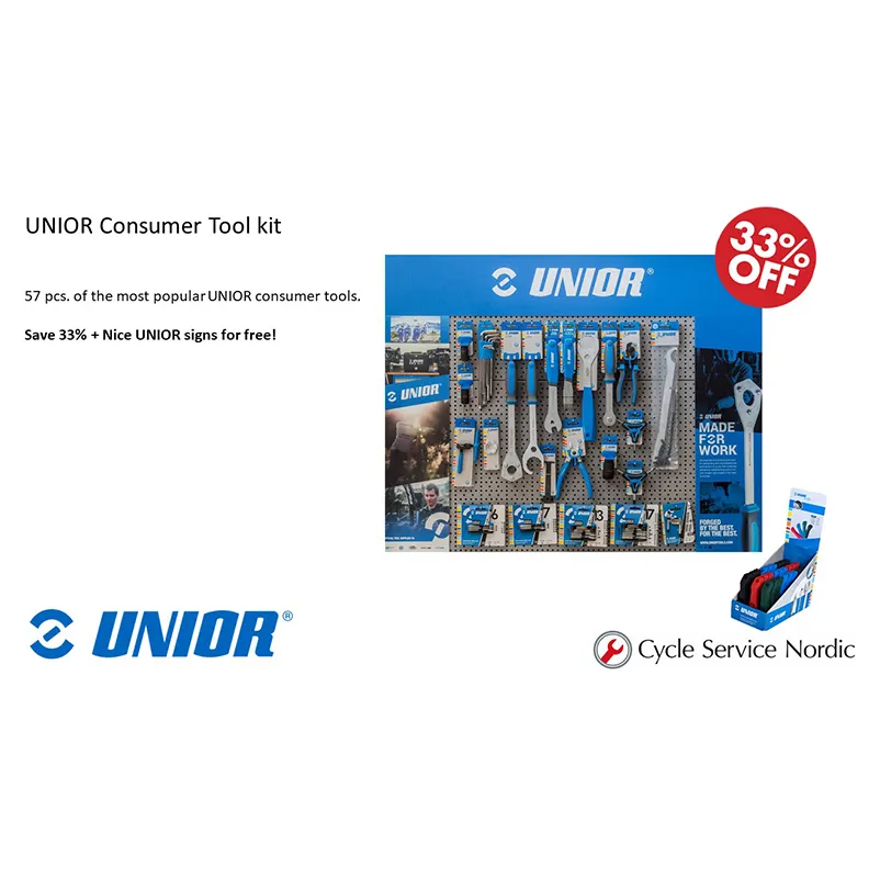 Verktygssats Unior Bike Tools Retail Set Consumer - Verktyg ...