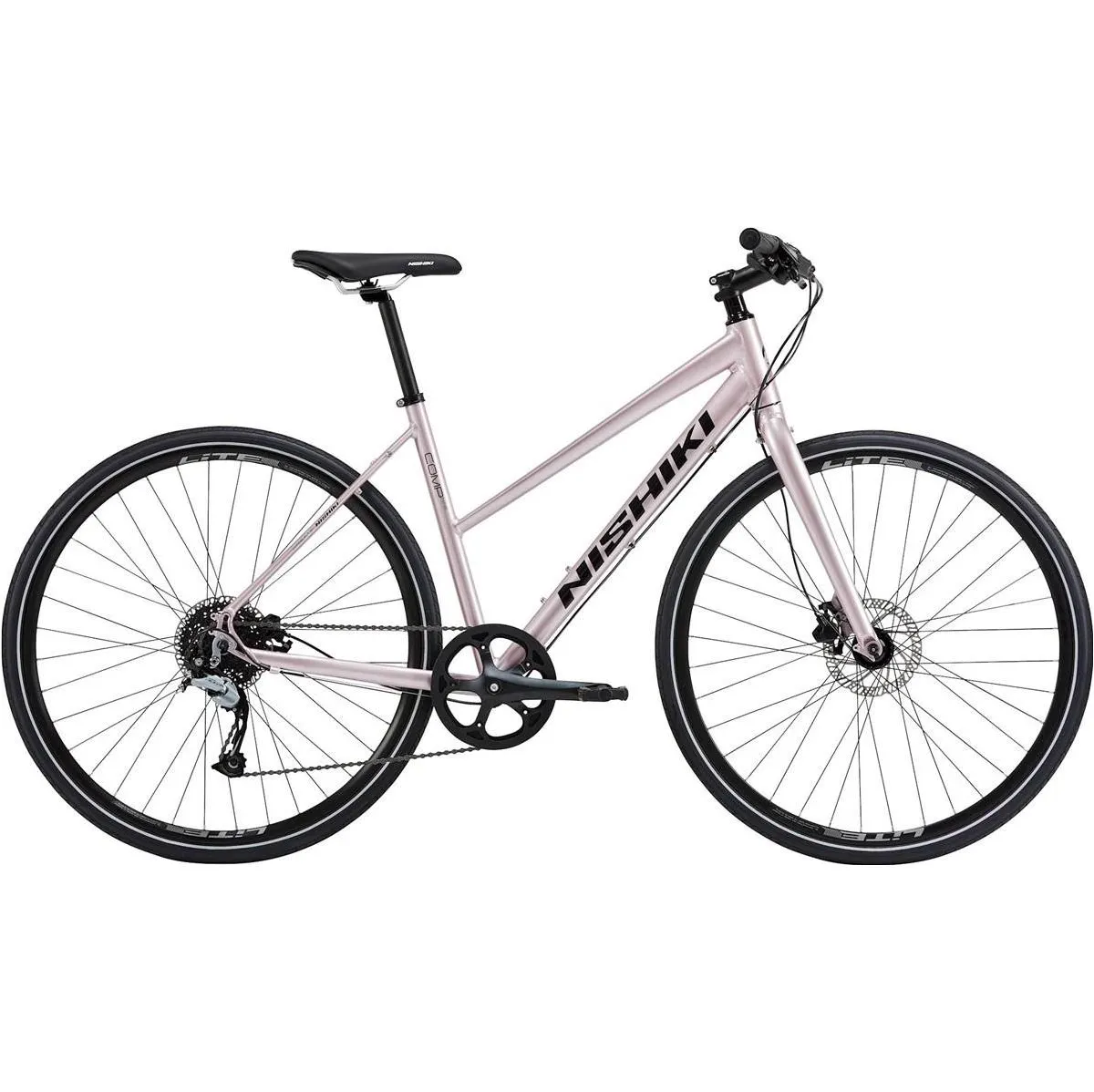 Hybridcykel Nishiki Comp Nine Dam rosa - Nishiki - Cyklar