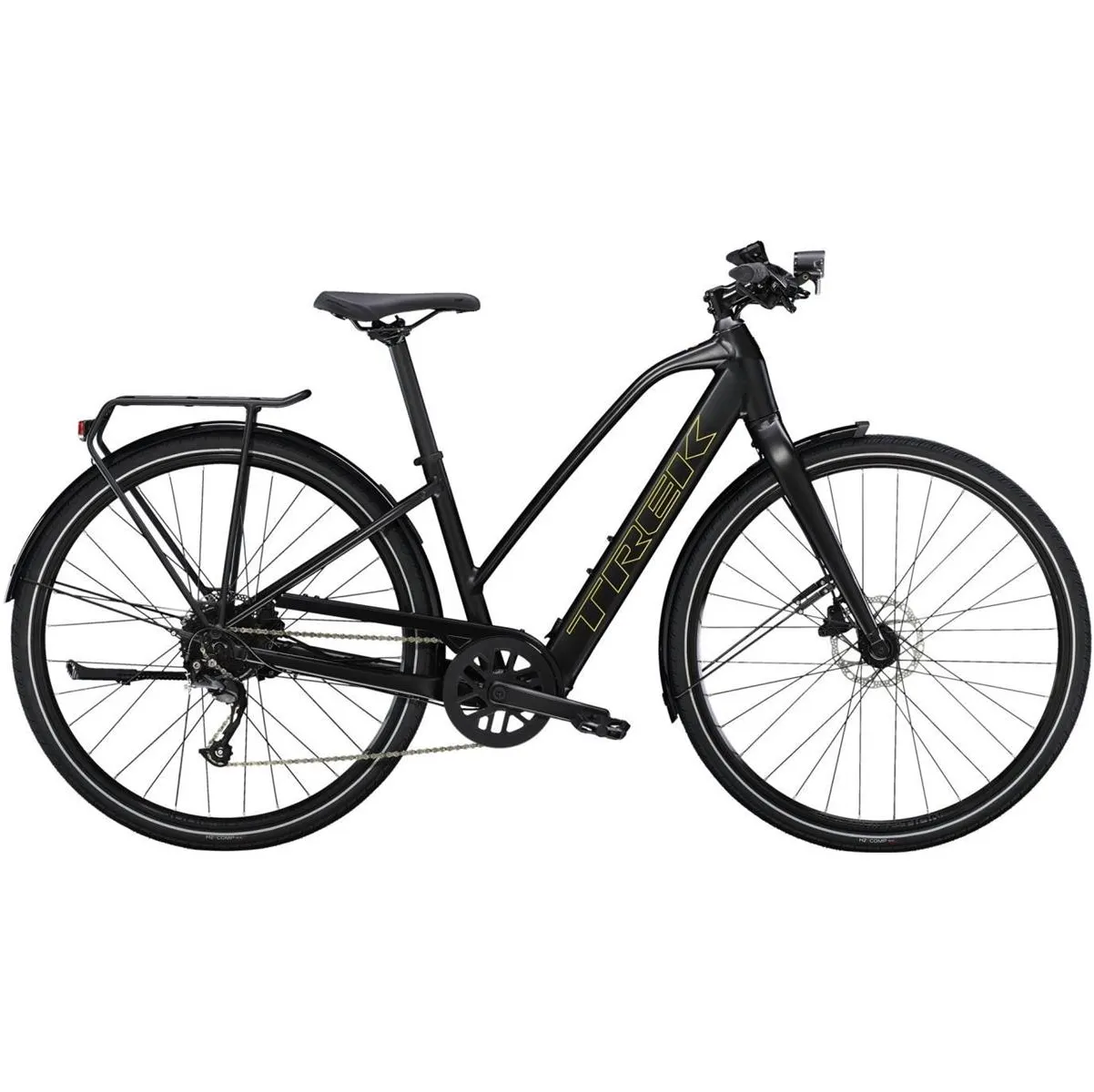 Elcykel Trek FX+ 2 Stagger Dam Svart - Trek elcykel - Elcykel