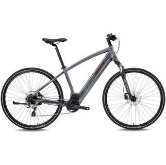 Elcykel BH Hybrid Atom Cross silver/red/silver - BH bikes - Cyklar