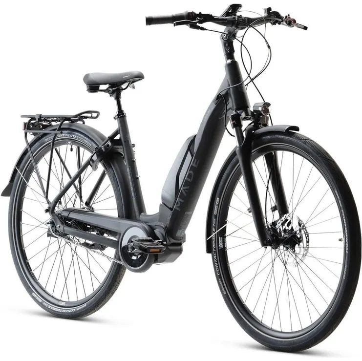 Elcykel Dam Made Linum Svart - Elcykel