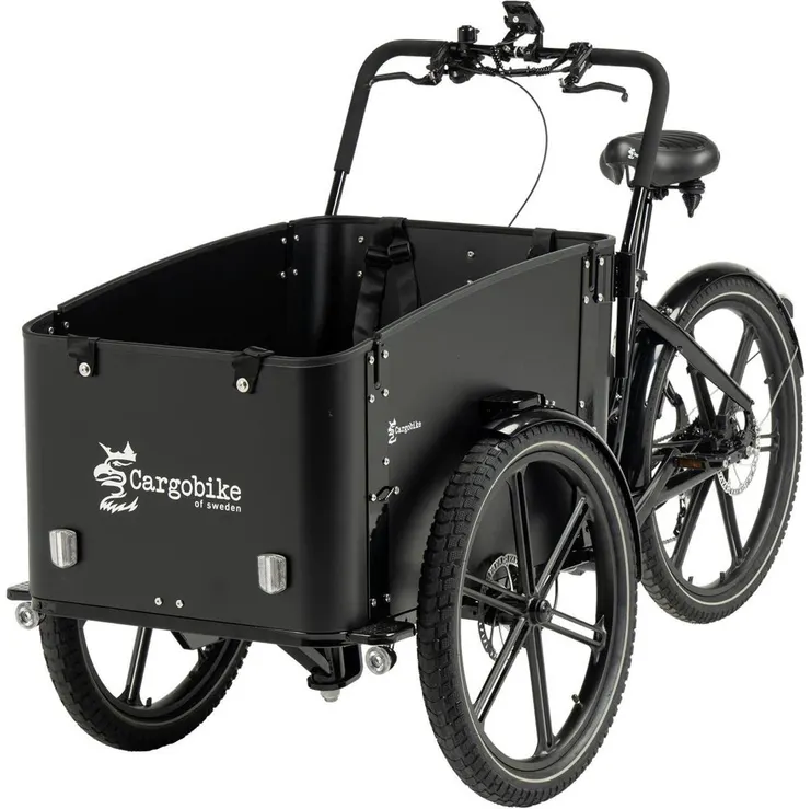 Lådcykel Cargobike DeLight Svart - Lådcykel barn - Lådcykel & Lastcykel ...