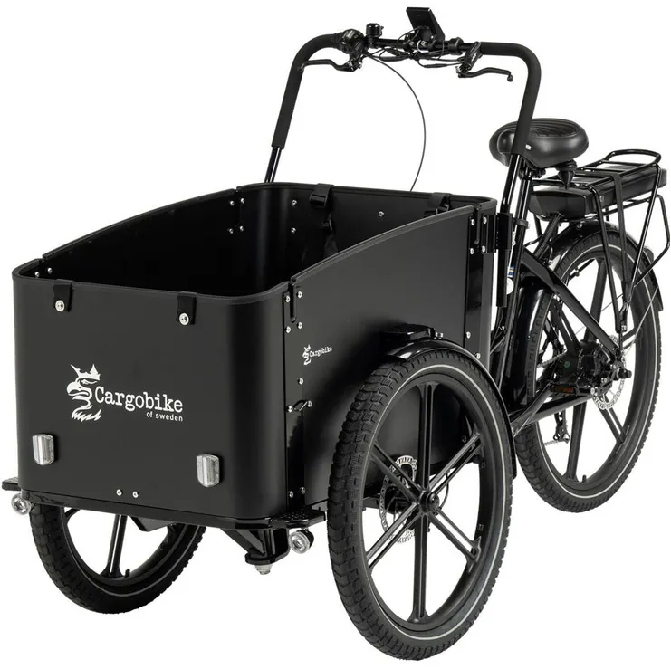 Lådcykel Cargobike Flex Svart - Lådcykel barn - Lådcykel & Lastcykel el ...