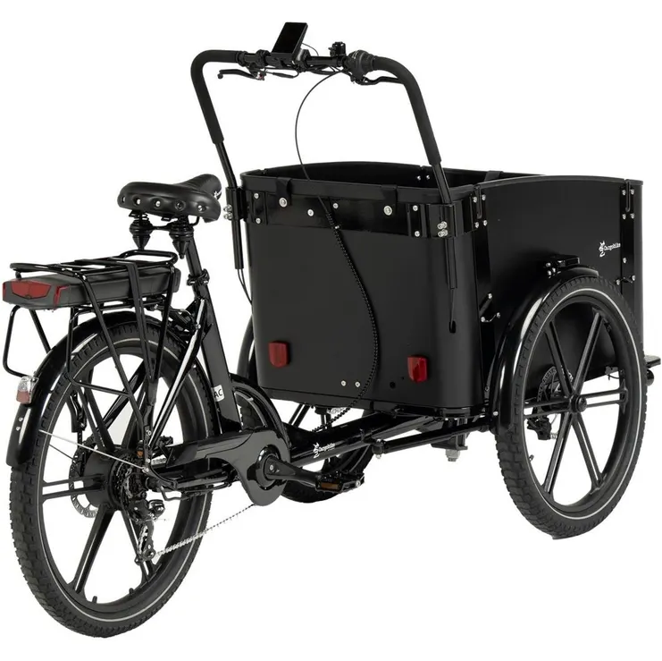 Lådcykel Cargobike Flex Svart - Lådcykel barn - Lådcykel & Lastcykel el ...