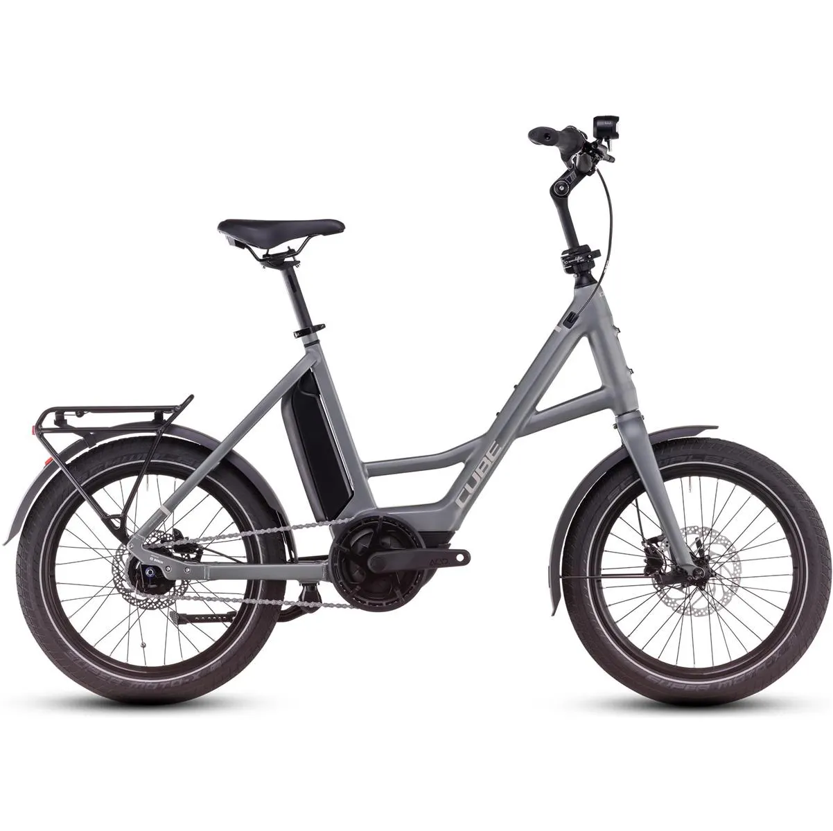 Elcykel Cube Compact Hybrid Comfort 500Wh Flashgrey/Smoke - Elcykel ...