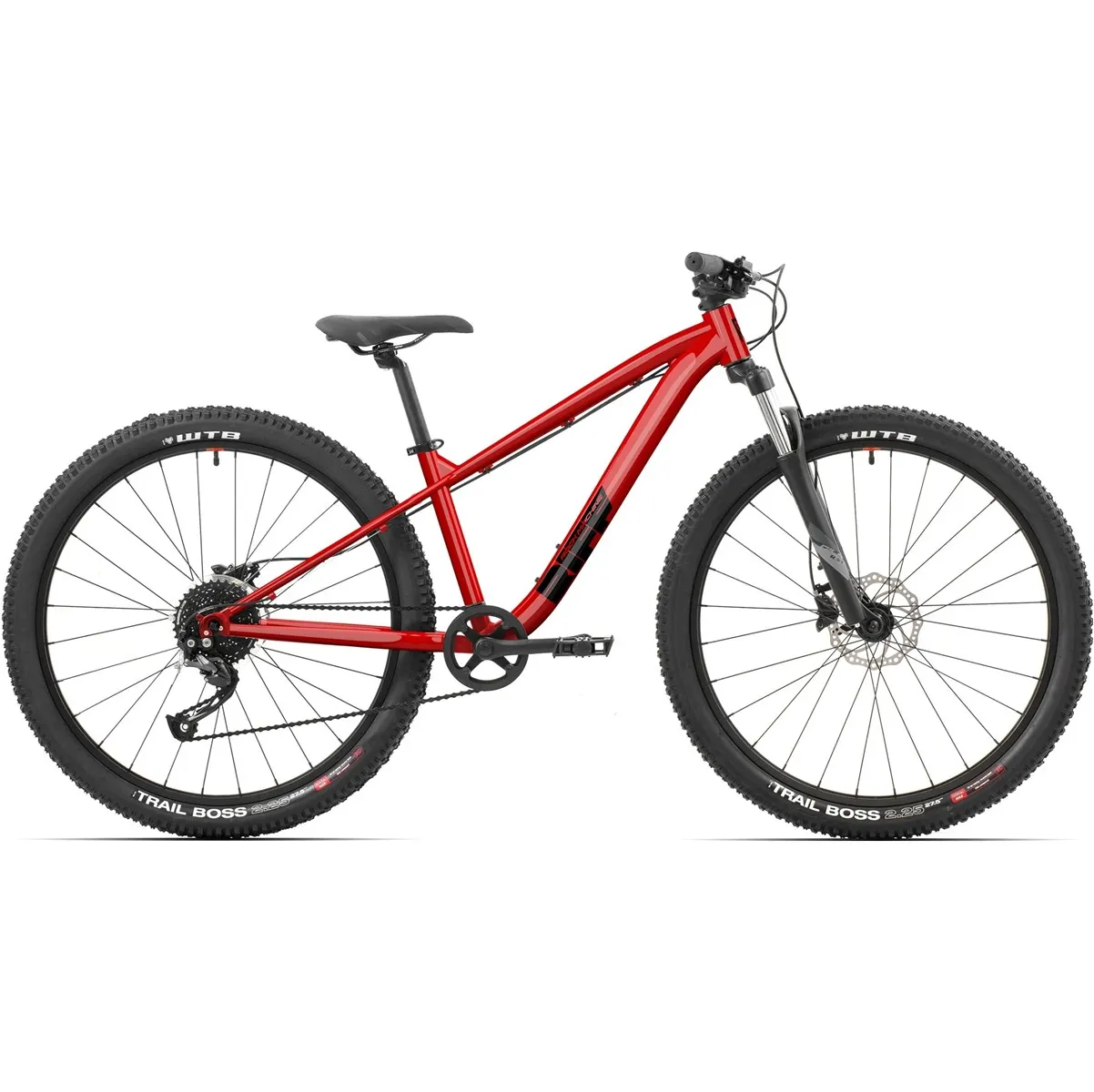 Barncykel Rock Machine Riff Tr 27 Gloss Fire Red - Cykel 27,5 tum ...
