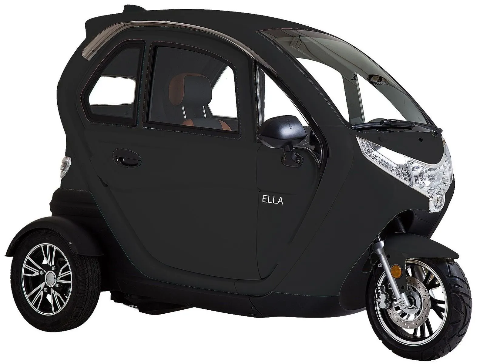 Elmopedbil Ella A25 Klass 2 Svart - Elmopedbil - Mopedbil - Fordon
