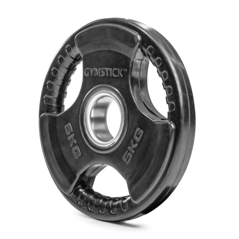 Viktskivor Gummerade Gymstick Rubber Weight Plate 15 black - Viktskivor ...