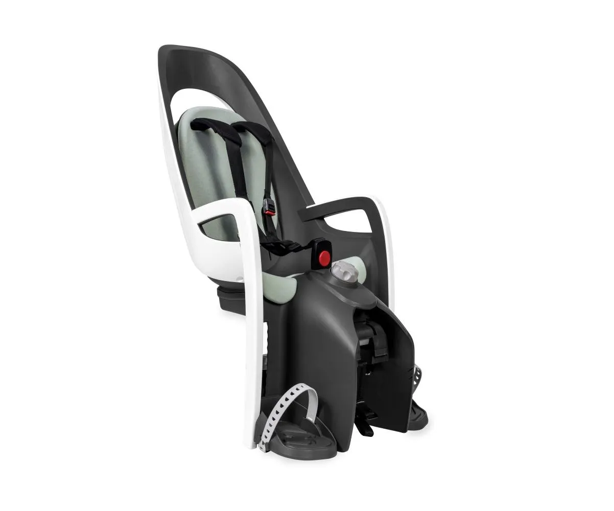 Cykelsits Hamax Caress med pakethållarfäste Grå/Vit/Grön - Cykla med ...