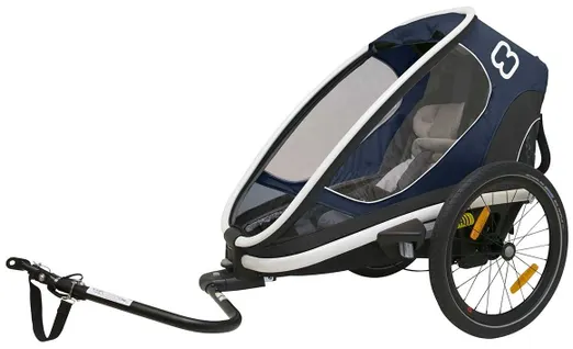 Cykelvagn Hamax Outback One 1 barn navy - Cykla med barn - Cykeltillbehör