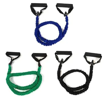 Kraftmark Gummiband Med Handtag Powertube green 15 lbs - Träningsband ...