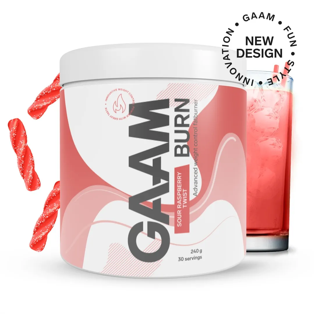 Viktminskning GAAM Candy Series Burn Sour Raspberry Twist 240 g ...