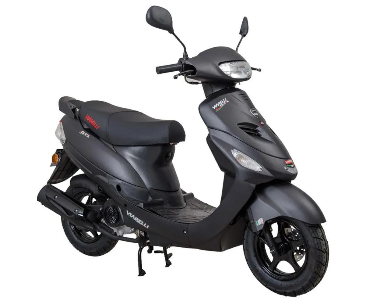 Moped Viarelli GT1 25km/h (Euro 5 klass 2 moped) matt-black - Moped ...