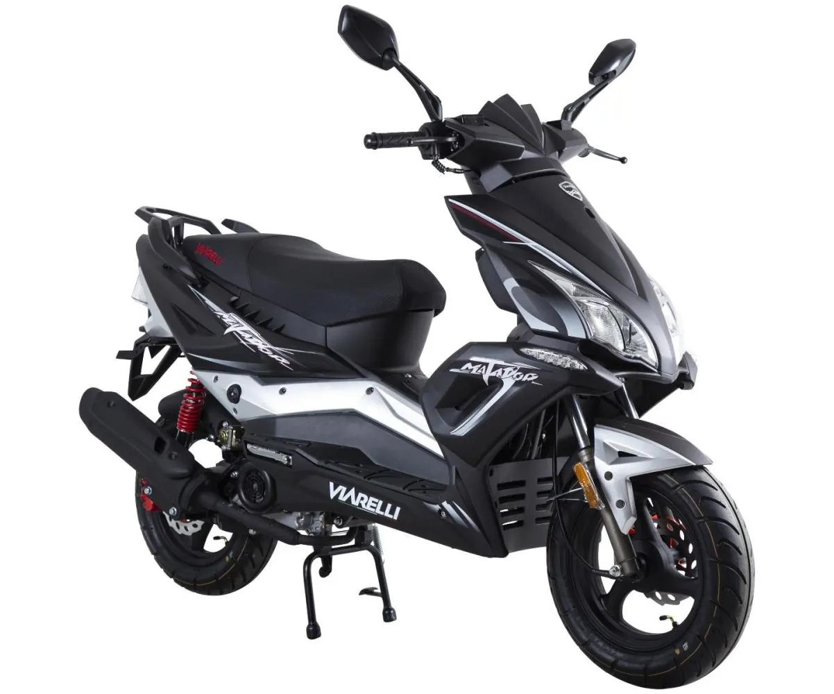Moped Viarelli Matador 45km/h (Euro 5 klass 1 moped) matt-black - Moped ...