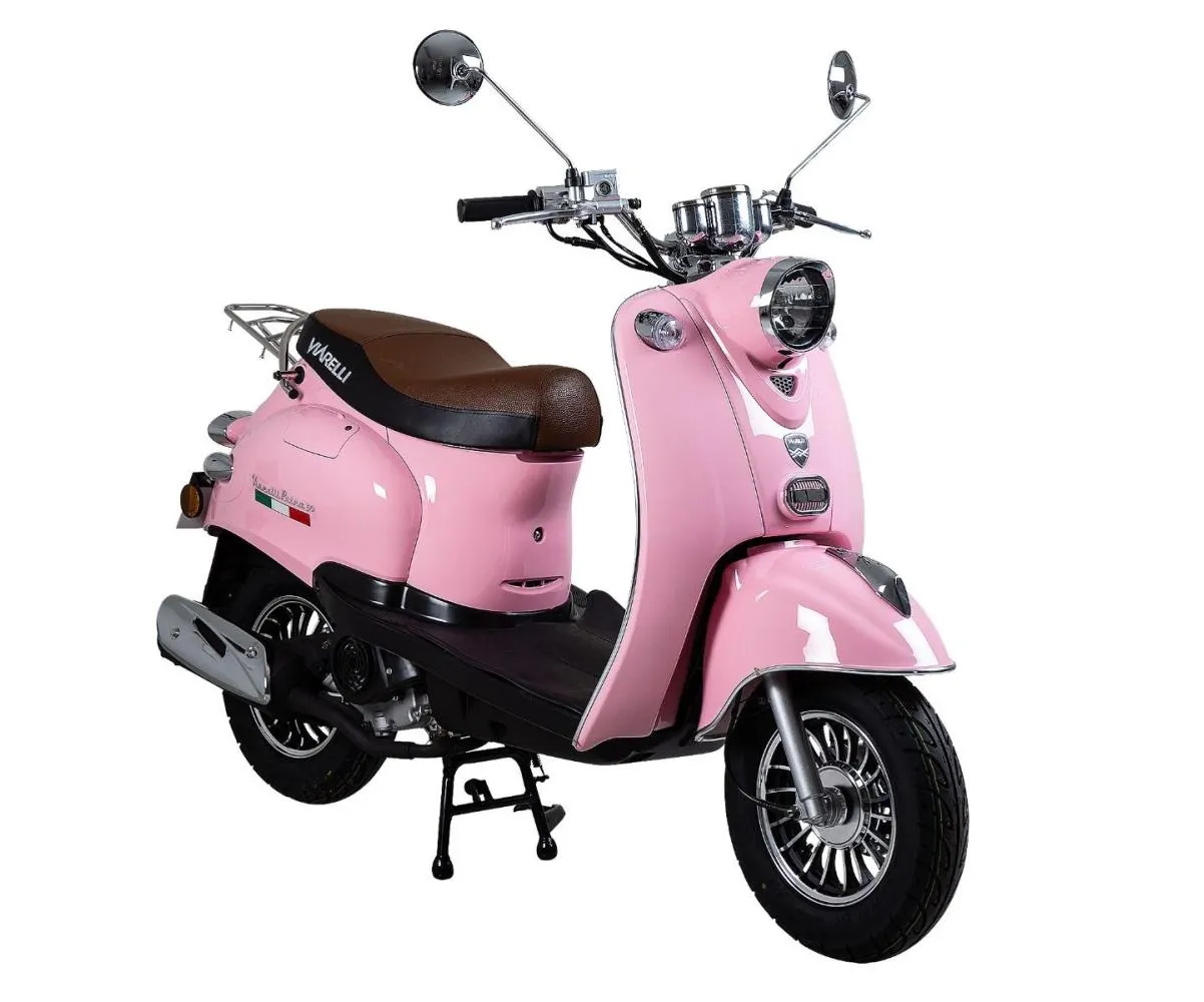 Moped Viarelli Retro-50 45km/h (Euro 5 klass 1 moped) pink - Moped ...