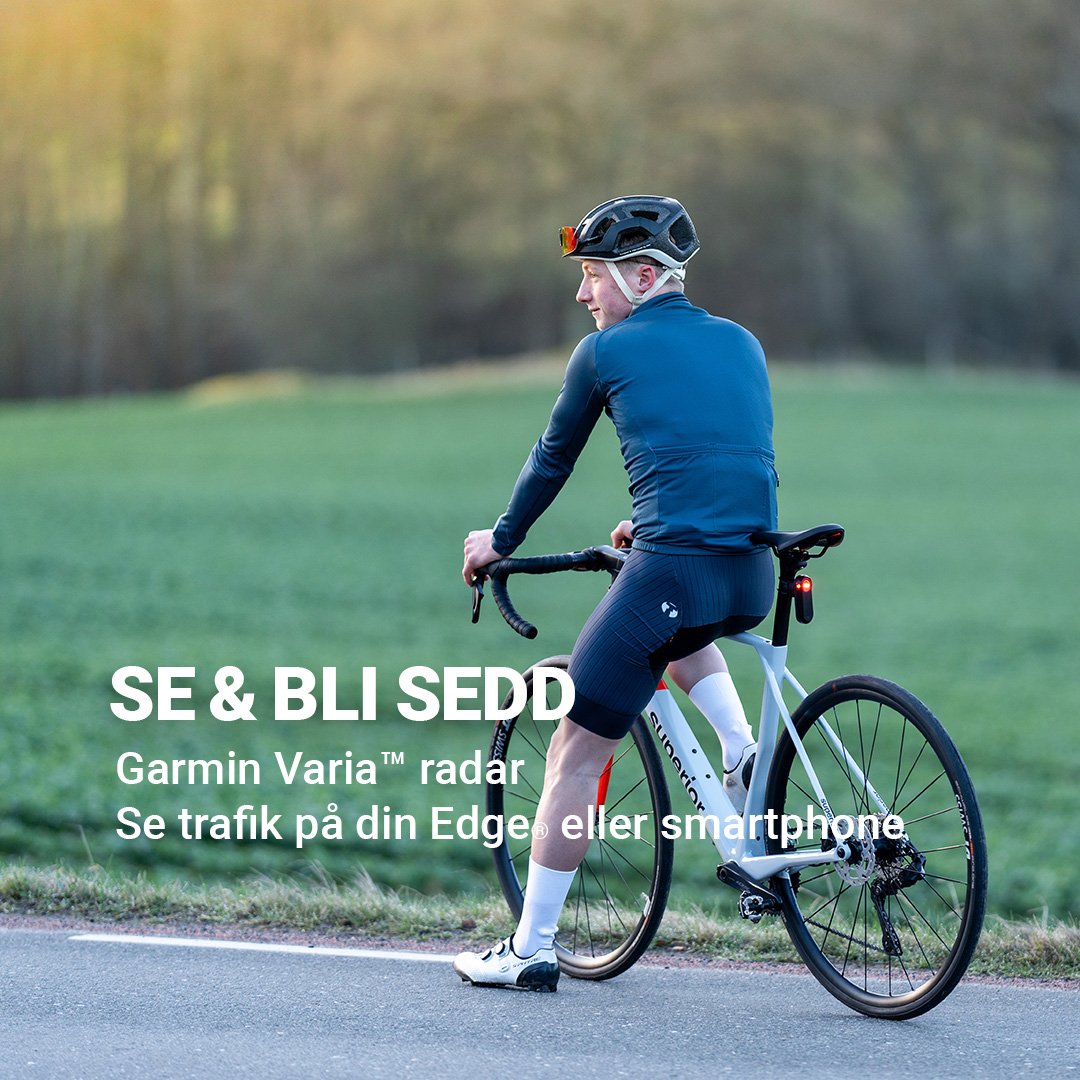 Maximera din cykelsäkerhet med Garmin Varia radar.